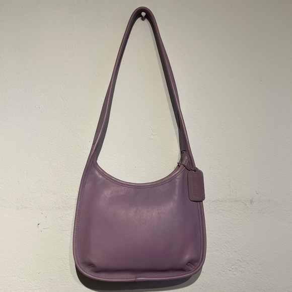 Coach | Bags | Coach Vintage Ergo Mini 920 Zip Shoulder Bag In Lavender ...